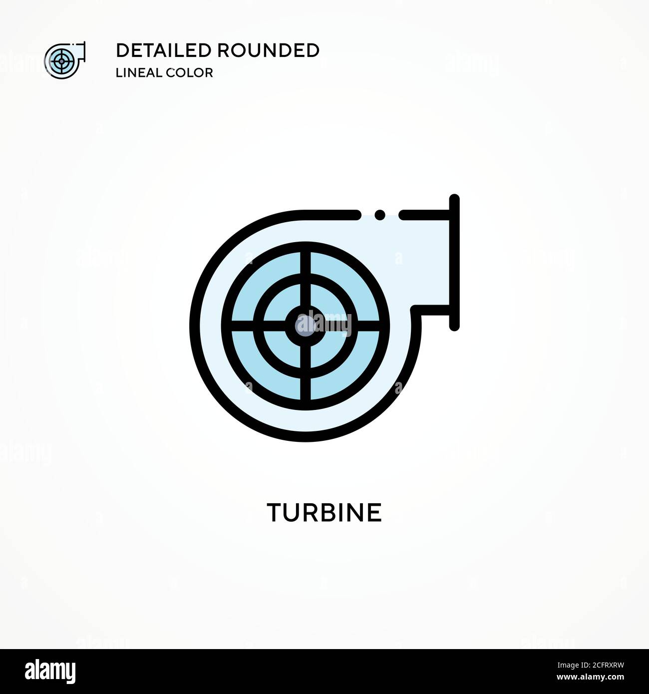 Turbine vector icon. Modern vector illustration concepts. Easy to edit ...