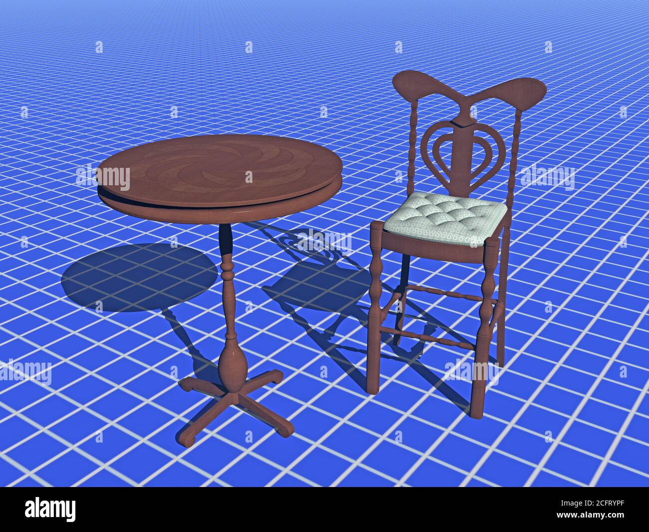 Stuhl und Tisch Stock Photo - Alamy