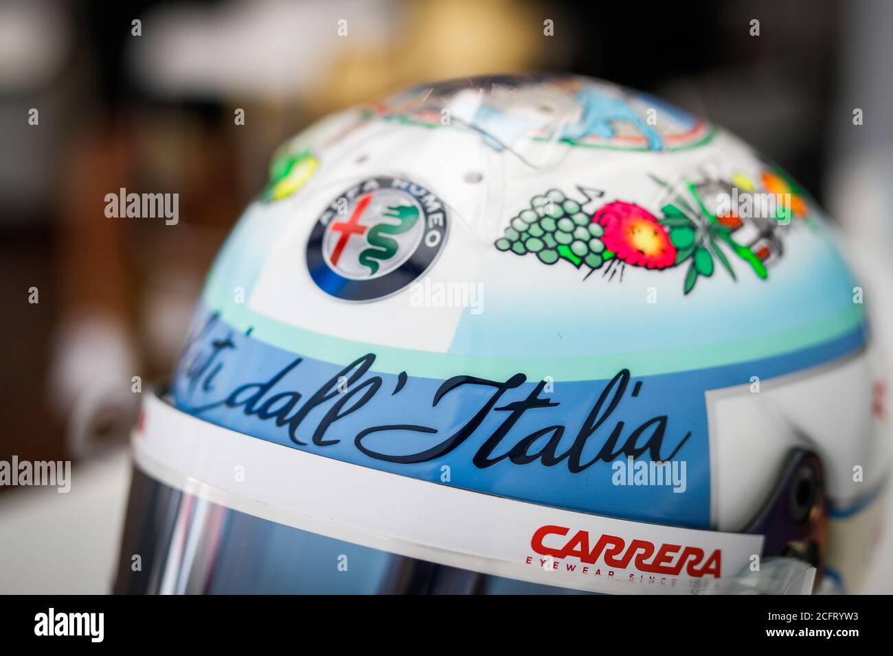 helmet, casque, GIOVINAZZI Antonio (ita), Alfa Romeo Racing ORLEN C39 ...