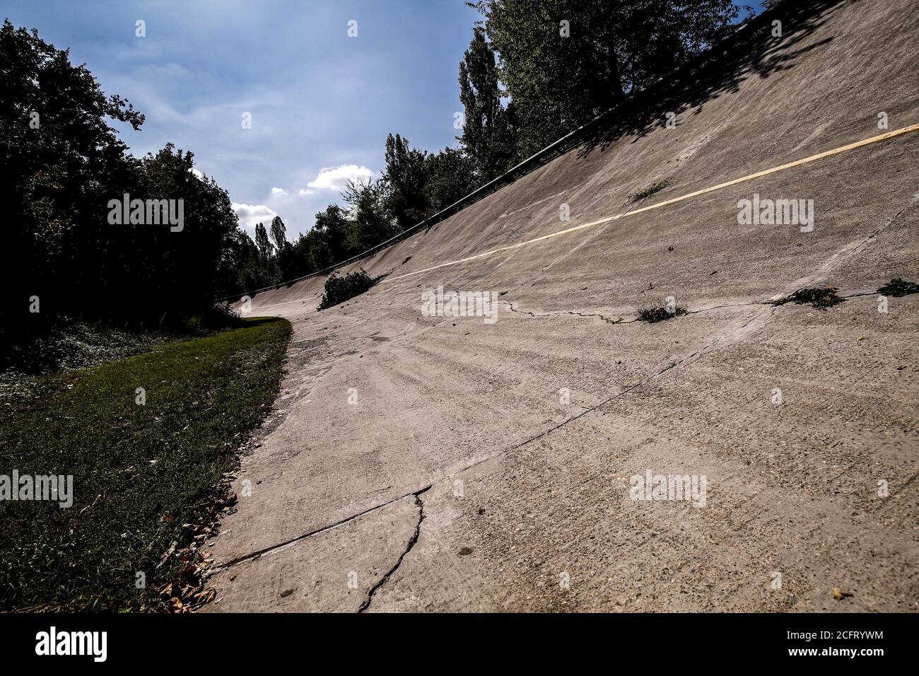 The old track banking during the Formula 1 Gran Premio Heineken D ...