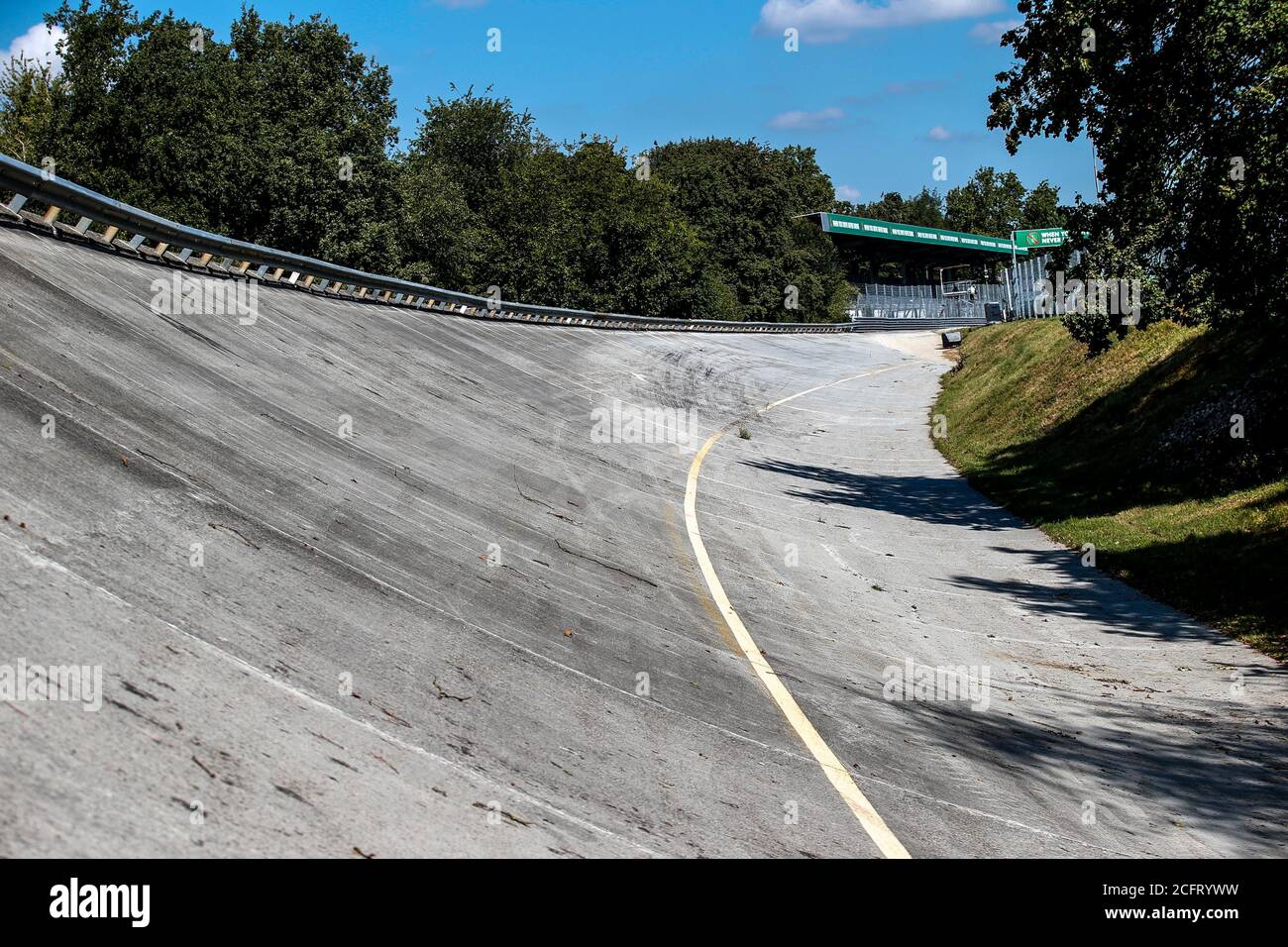 The old track banking during the Formula 1 Gran Premio Heineken D ...