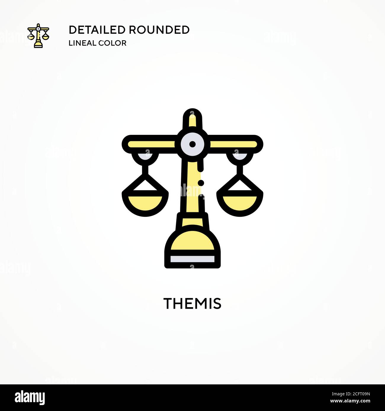 Statue lady justice holding scales Stock Vector Images - Alamy