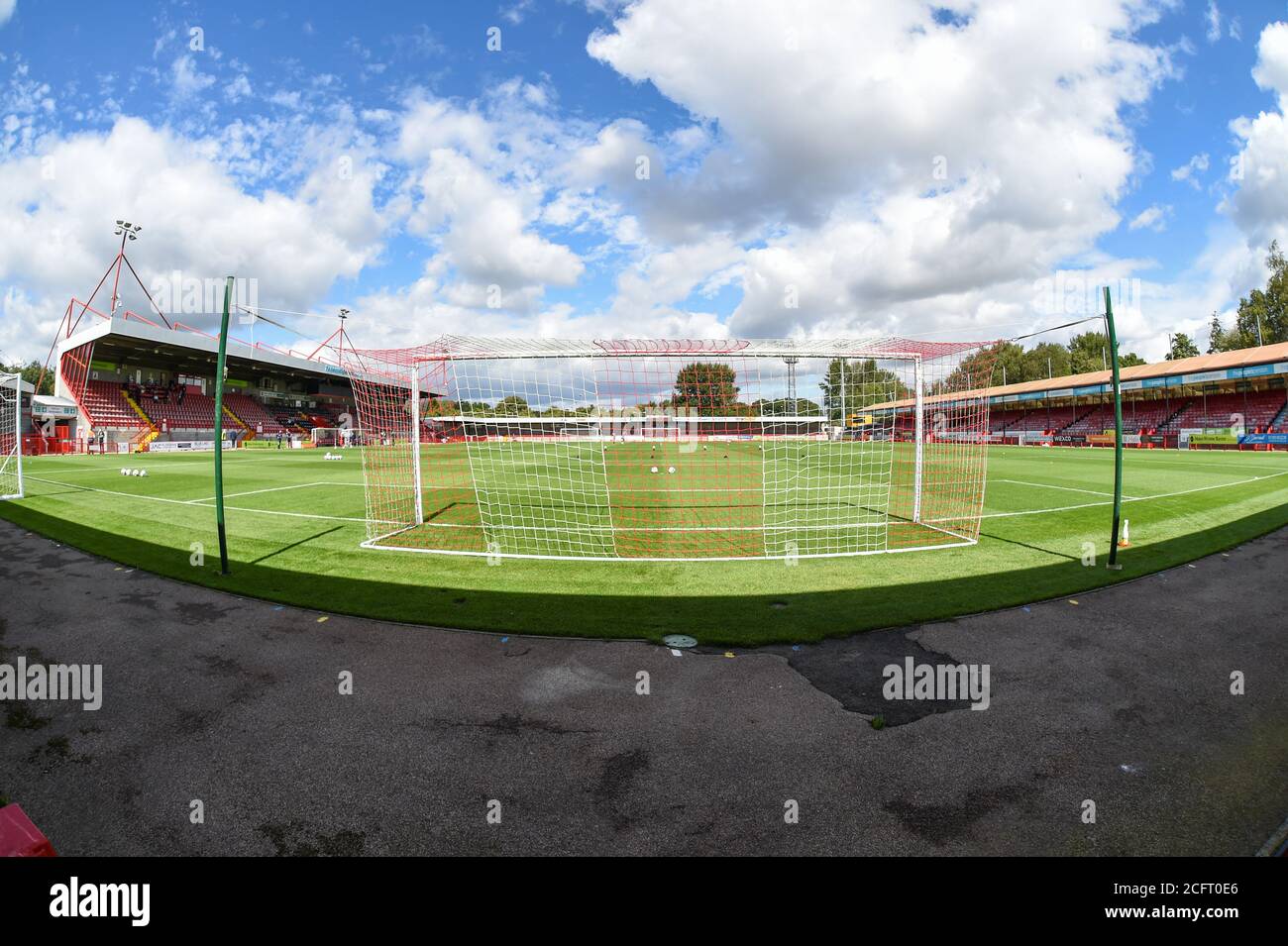 General view of the Broadfield Stadium home of Crawley Town FC Stock ...