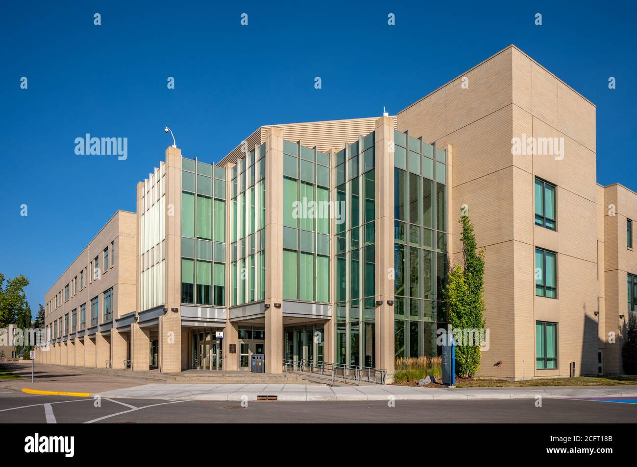 Exterior of buildings on the Mount Royal University Campus in Calgary ...