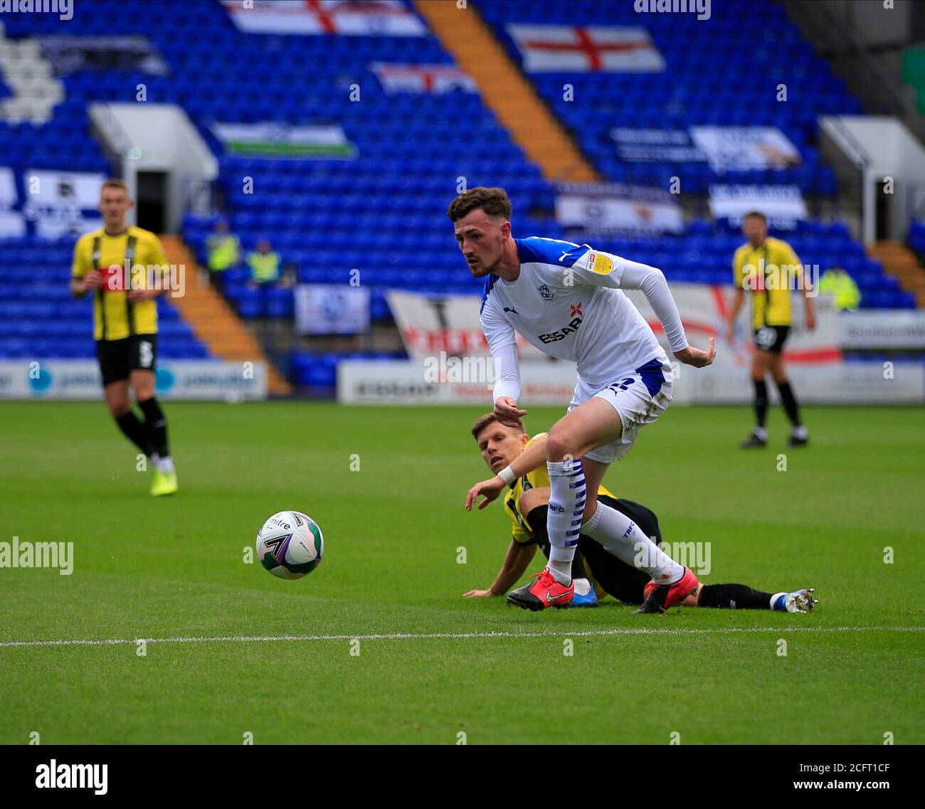 Paul Lewis (22) of Tranmere Rovers runs with the ball Stock Photo - Alamy