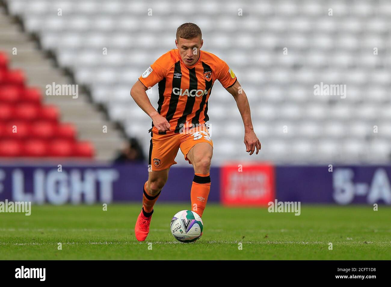 Greg Docherty (33) of Hull City in action Stock Photo - Alamy