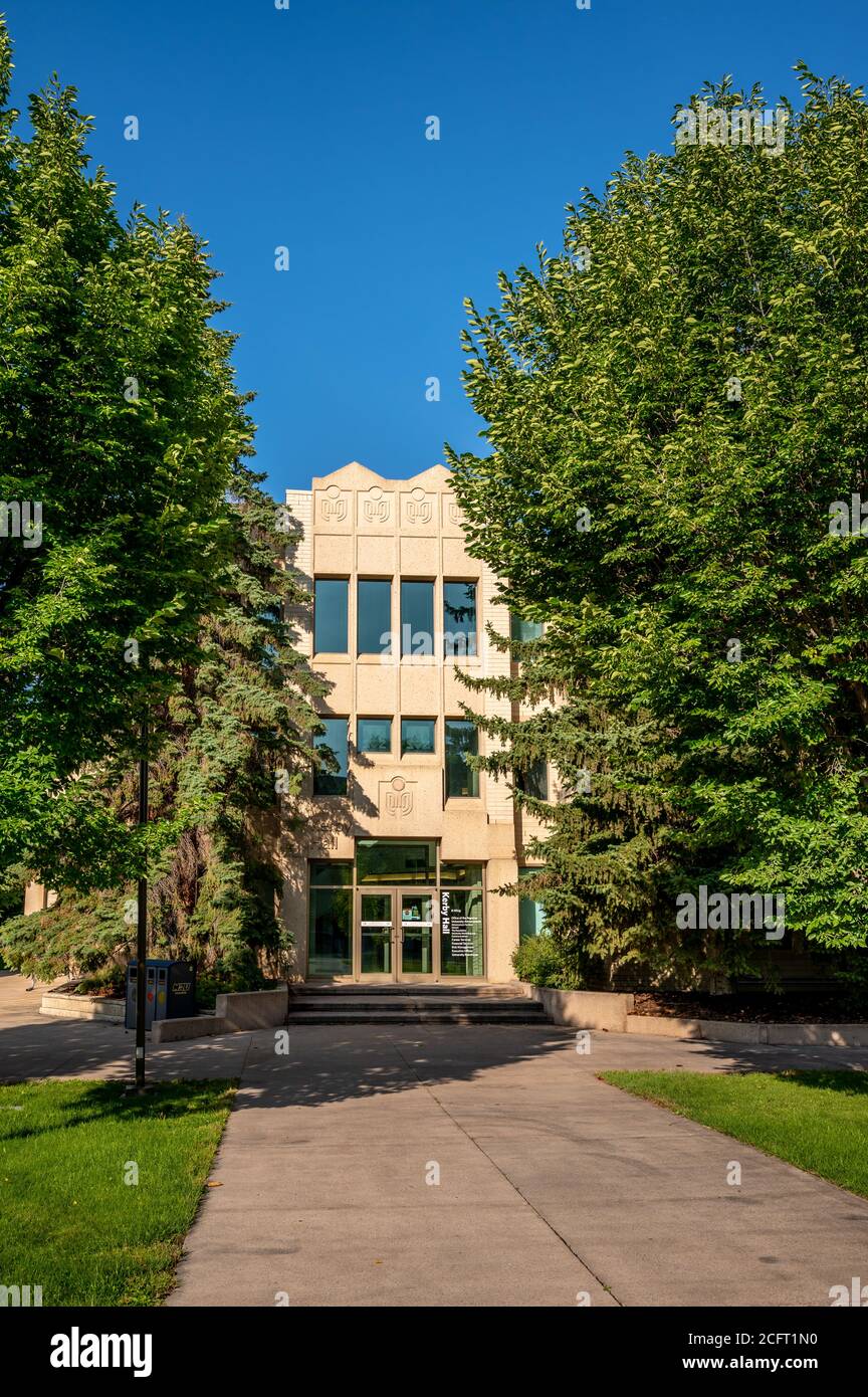 Exterior of buildings on the Mount Royal University Campus in Calgary ...