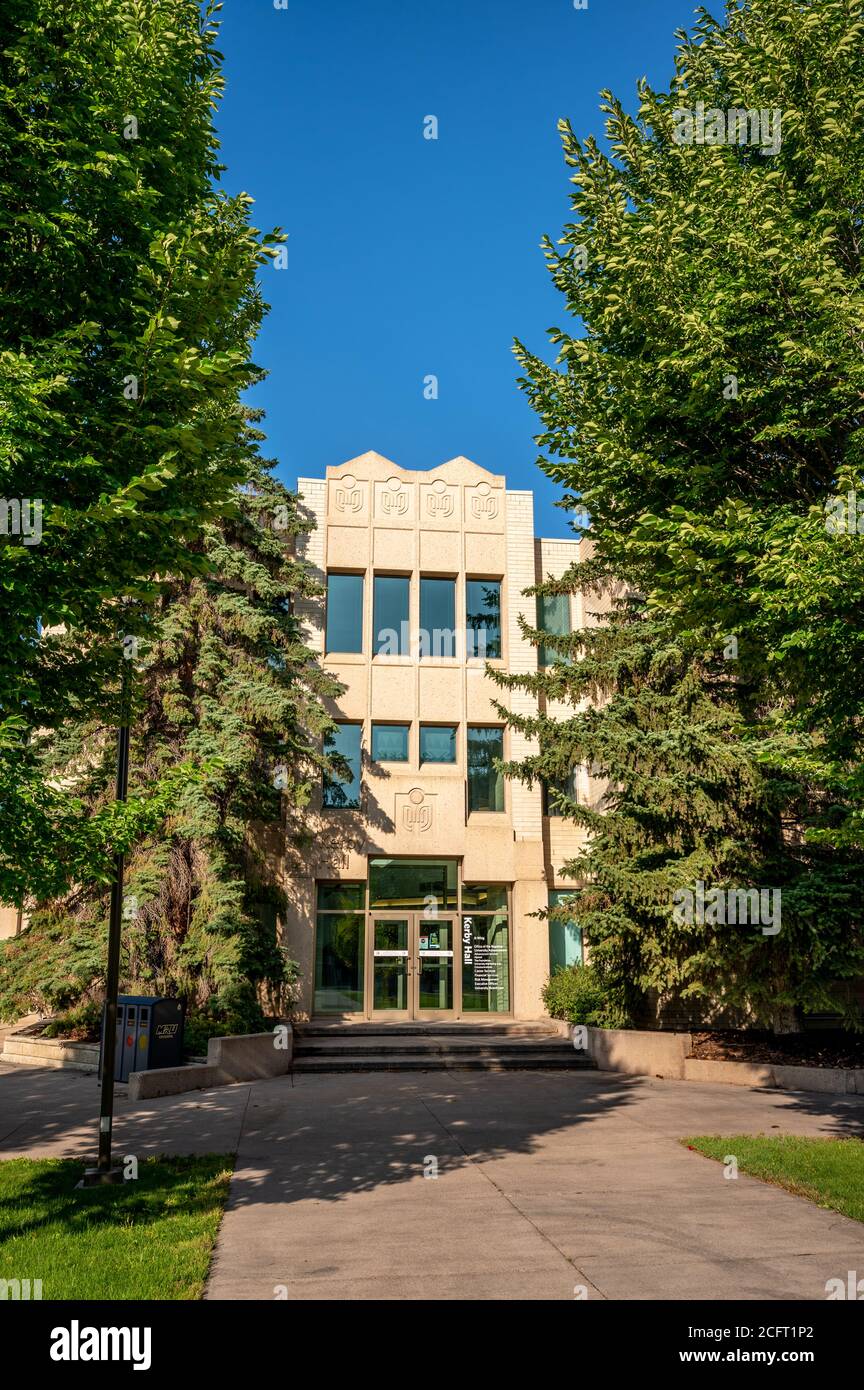Exterior of buildings on the Mount Royal University Campus in Calgary ...