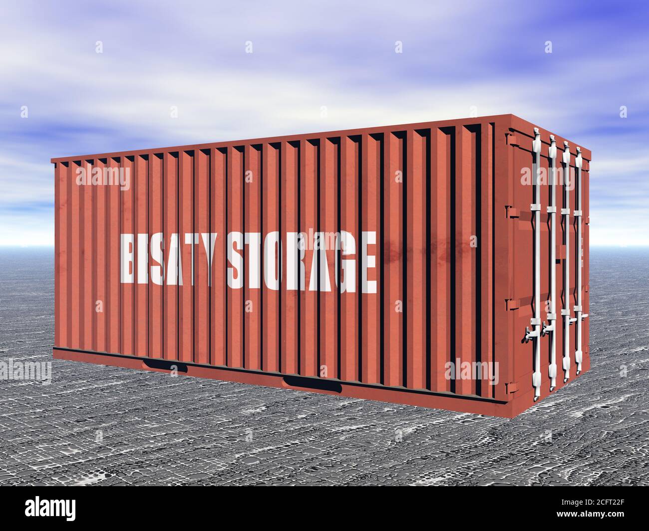 steel container for transportation Stock Photo - Alamy
