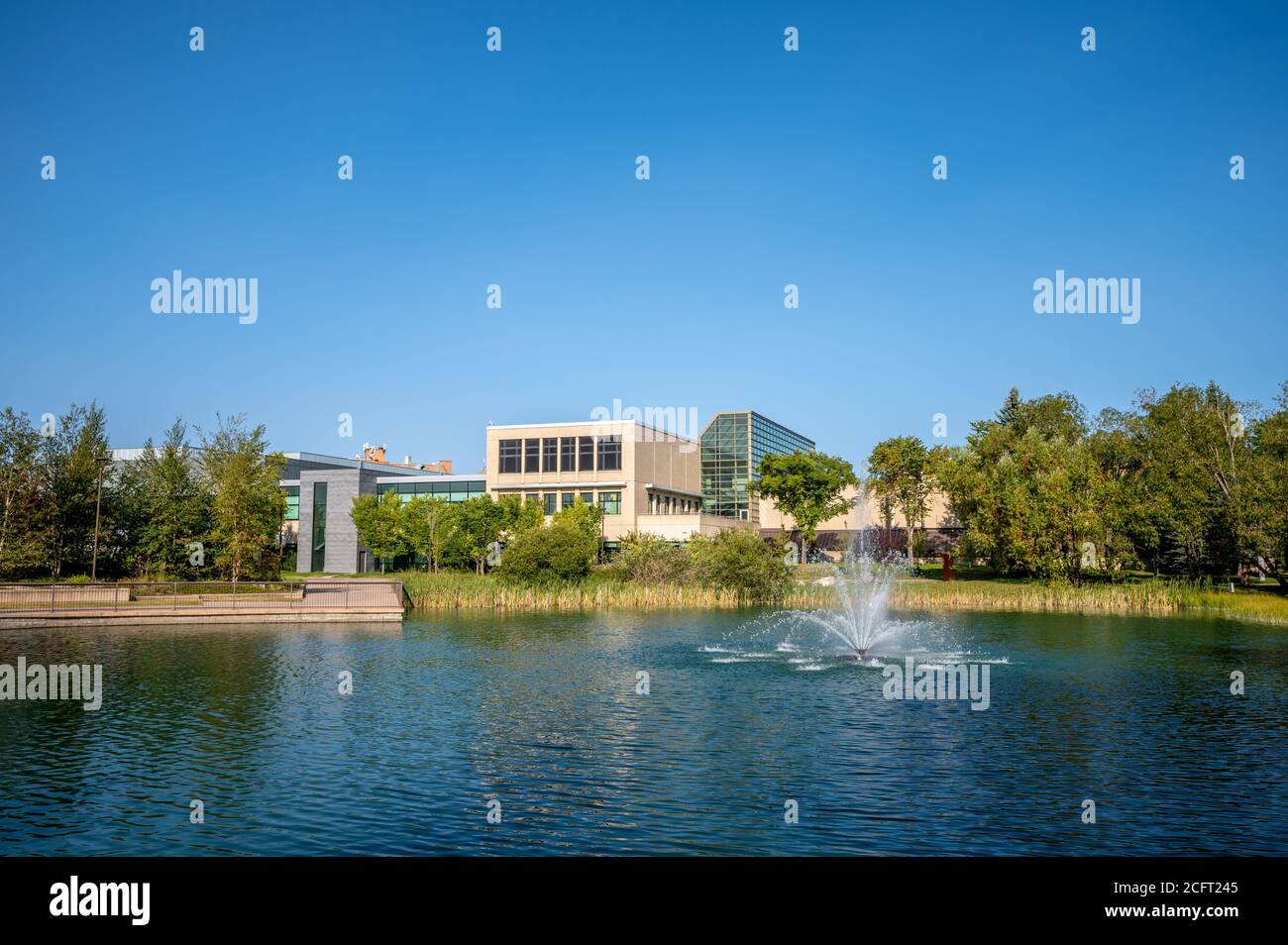 Exterior of buildings on the Mount Royal University Campus in Calgary ...