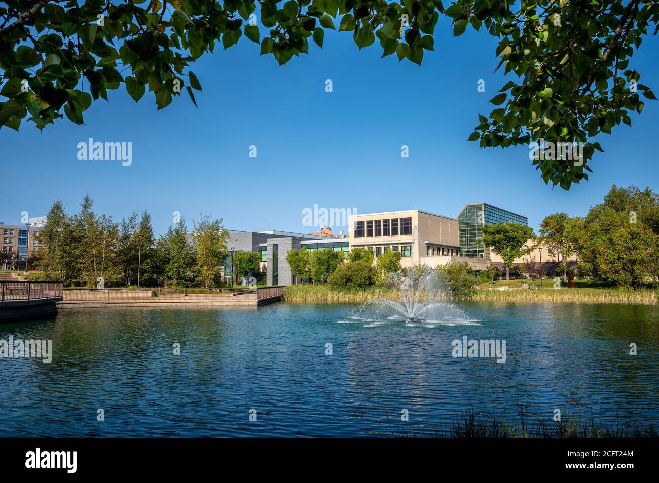 Exterior of buildings on the Mount Royal University Campus in Calgary ...