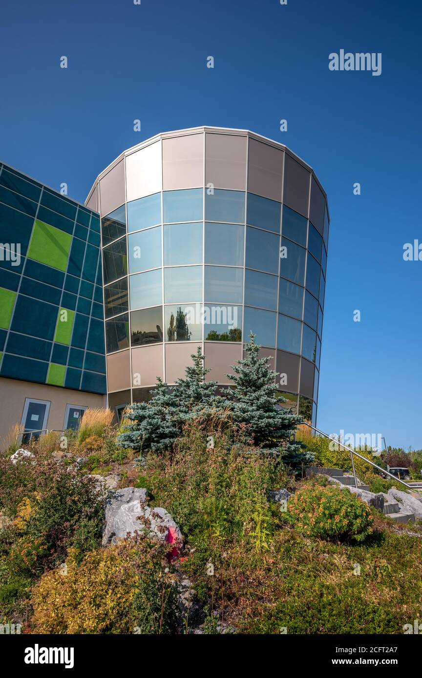 Exterior of buildings on the Mount Royal University Campus in Calgary ...