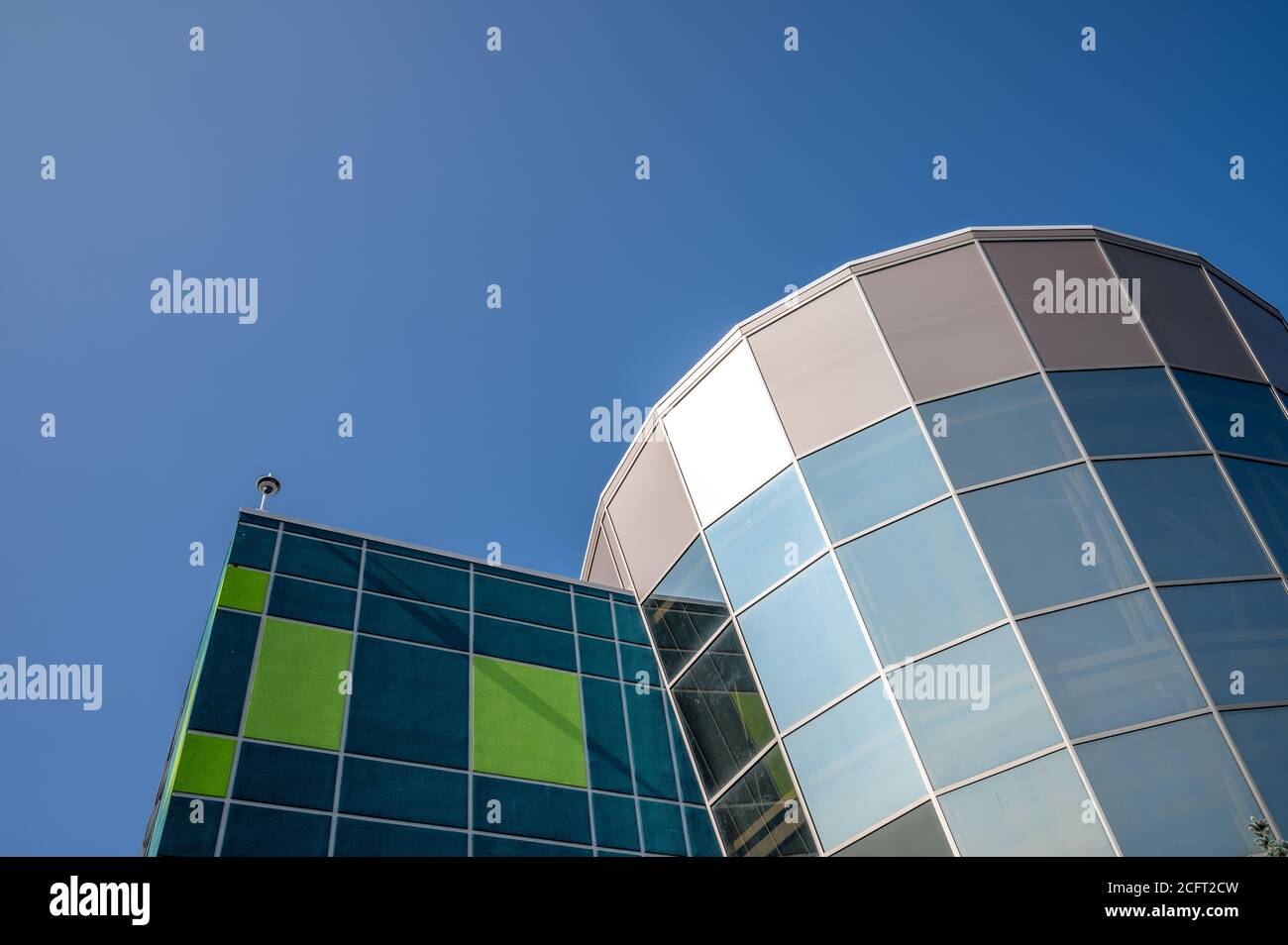 Exterior of buildings on the Mount Royal University Campus in Calgary ...