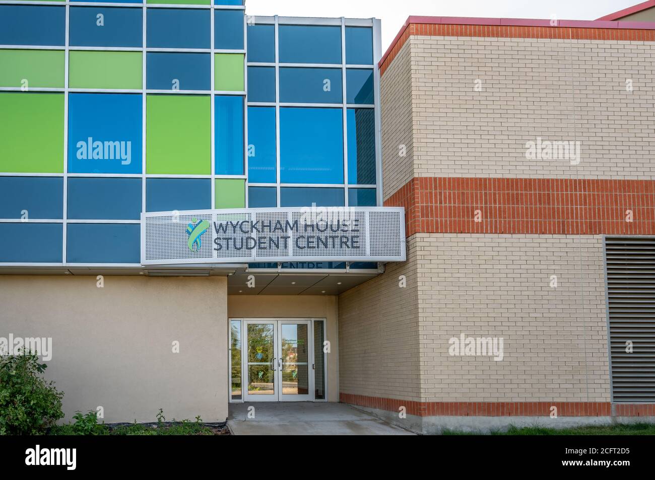 Exterior of buildings on the Mount Royal University Campus in Calgary ...