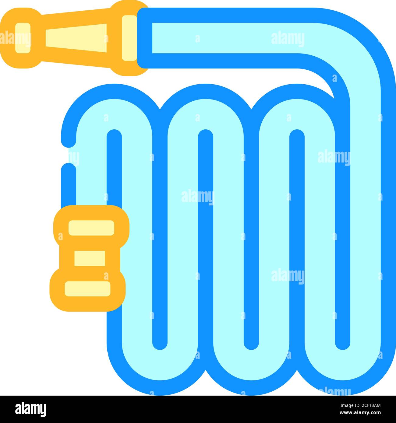 watering hose color icon vector isolated illustration Stock Vector ...
