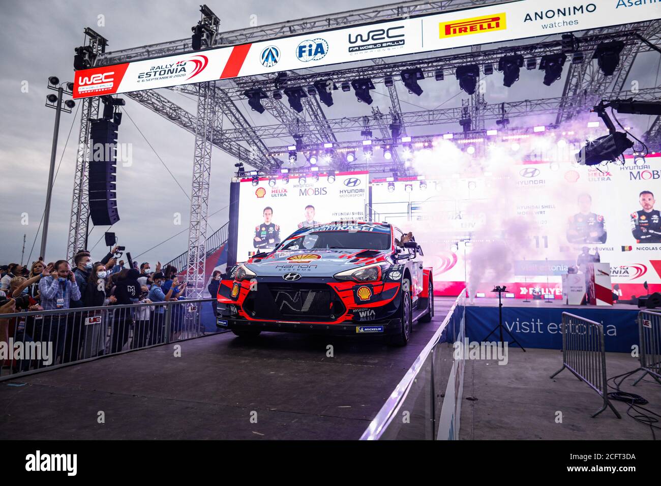 08 TANAK Ott (EST), JARVEOJA Martin (EST), Hyundai i20 Coupe WRC ...