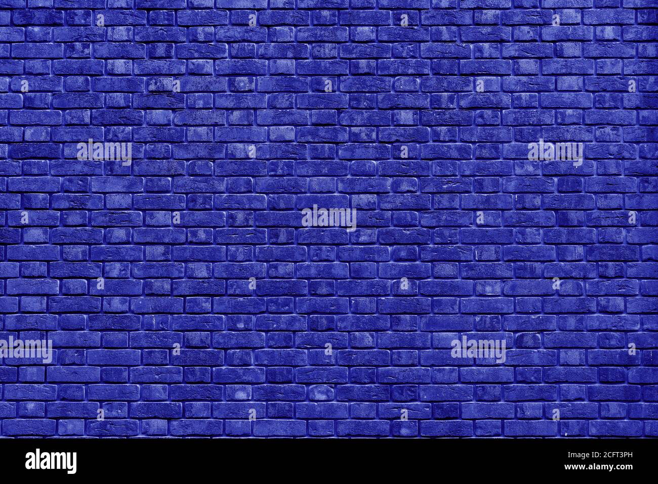Blue brick building wall. Interior of a modern loft. Background for ...
