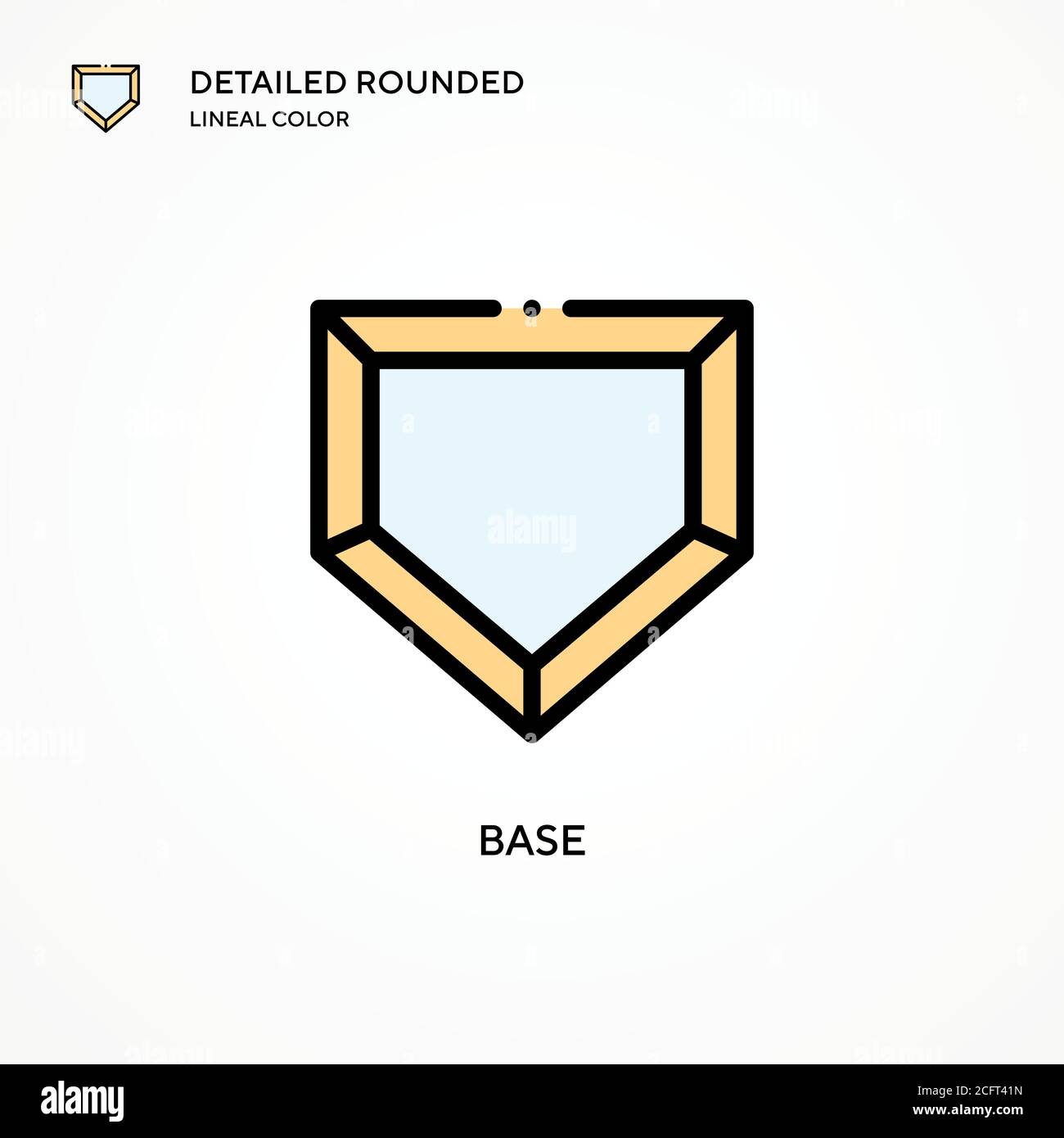Base vector icon. Modern vector illustration concepts. Easy to edit and ...