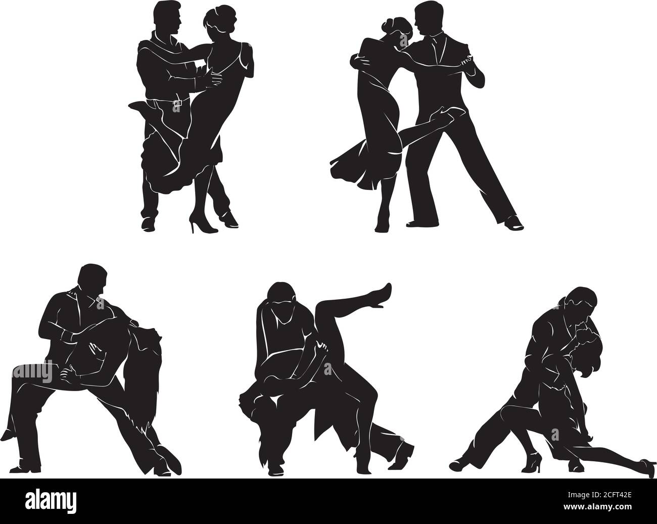 Contest dance couple Cut Out Stock Images & Pictures - Alamy