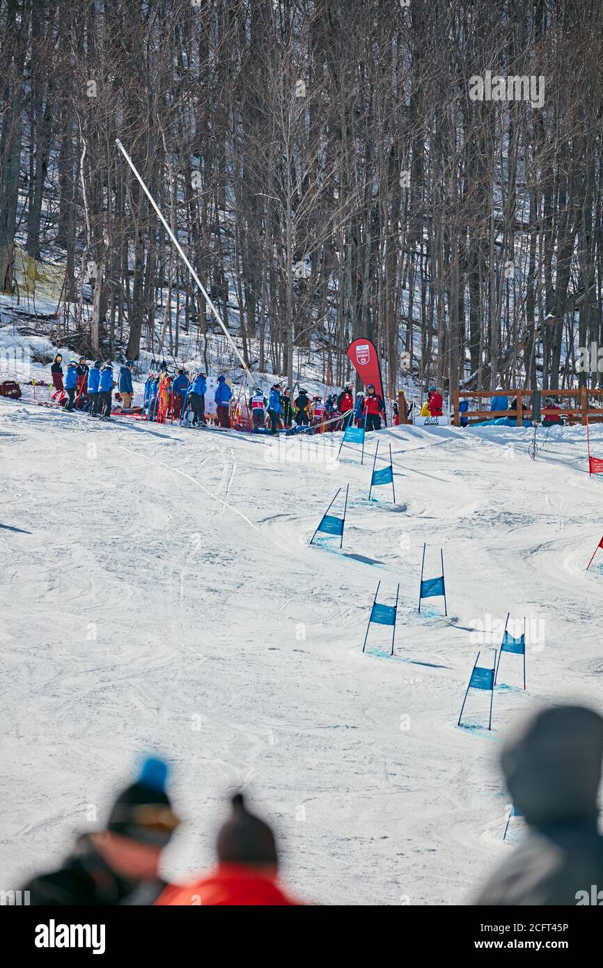Craigleith Ski Club, ski racing Stock Photo - Alamy