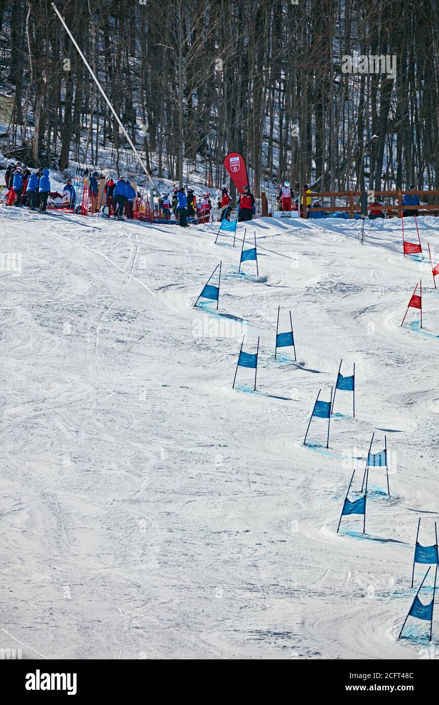 Craigleith Ski Club, ski racing Stock Photo - Alamy