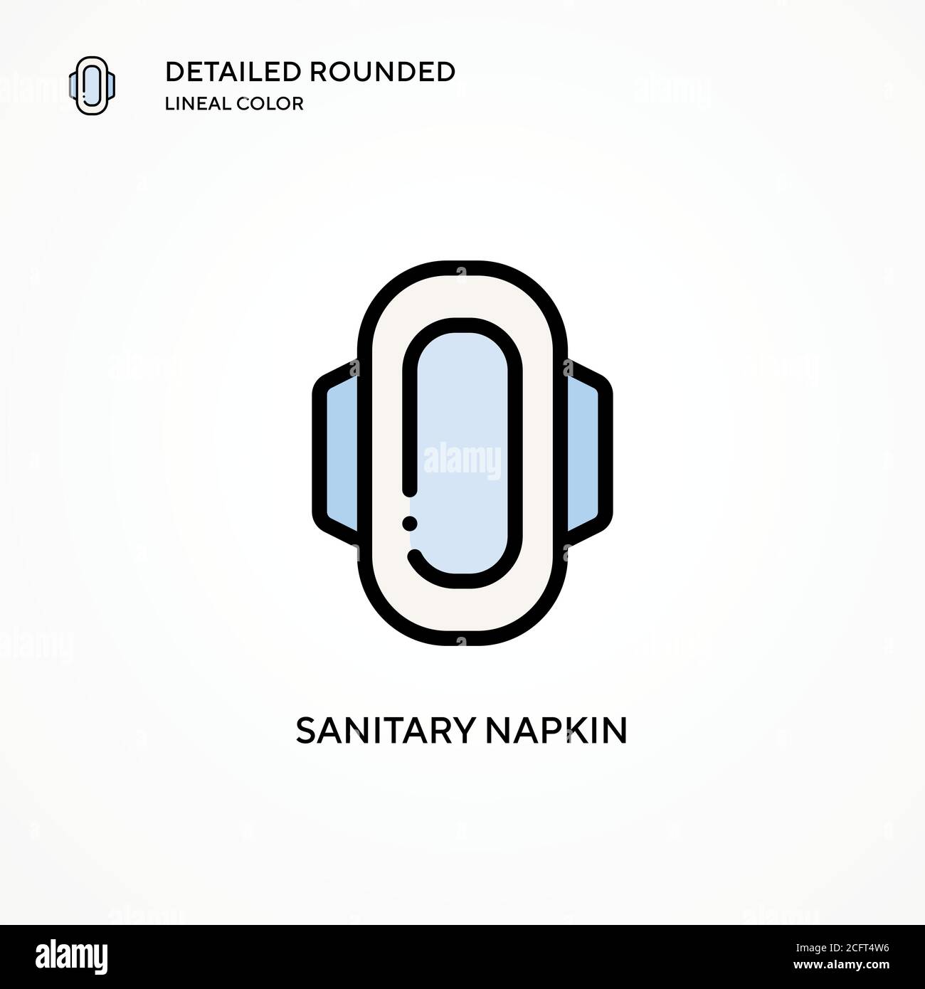 Sanitary towel poster Stock Vector Images - Alamy