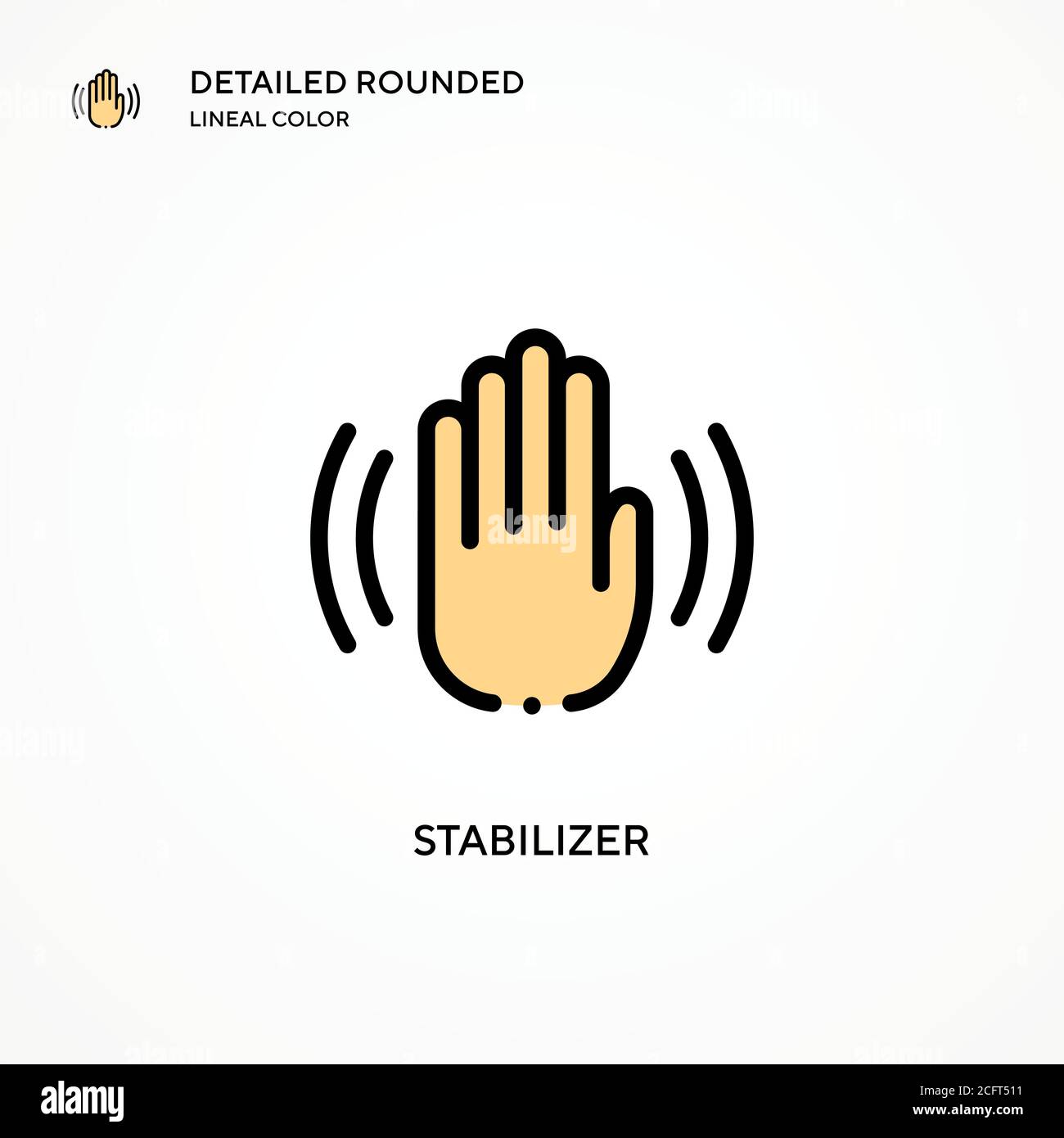 Stabilizer vector icon. Modern vector illustration concepts. Easy to ...