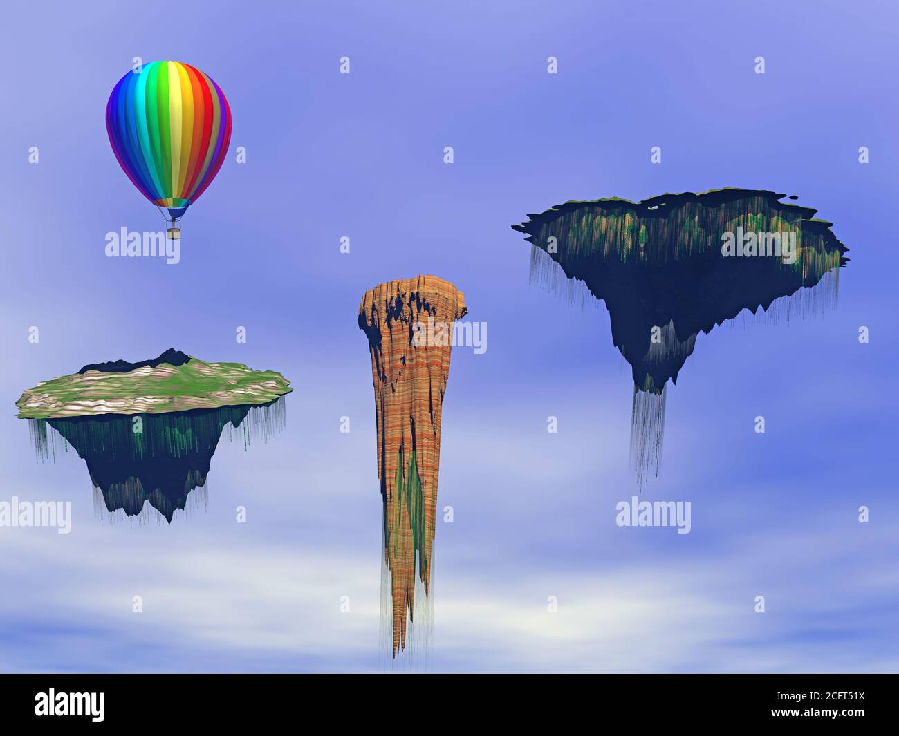 Fliegende inseln hi-res stock photography and images - Alamy