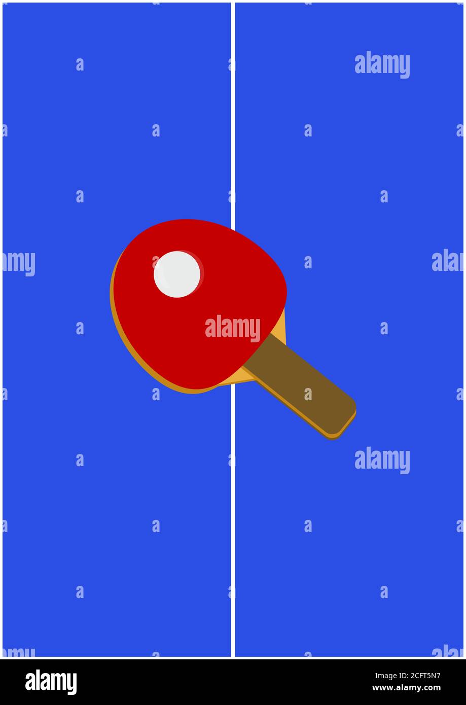 Racket for playing table tennis vector image Stock Vector Image & Art ...