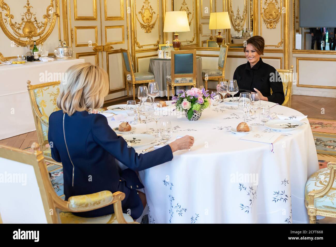 First Lady Melania Trump at the Palace of Versailles First Lady Melania ...
