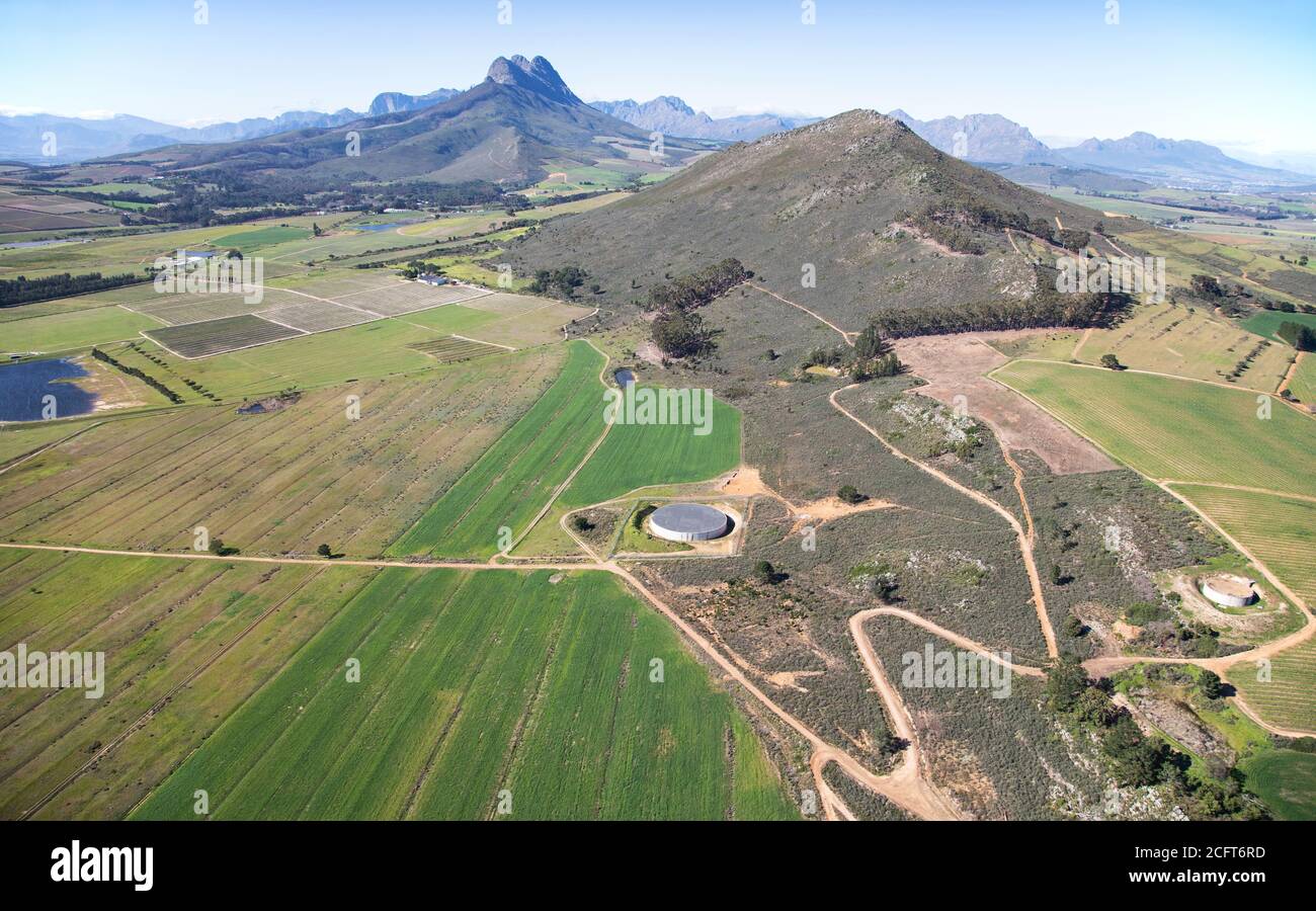 Cape Town, Western Cape / South Africa - 08/26/2020: Aerial photo of ...