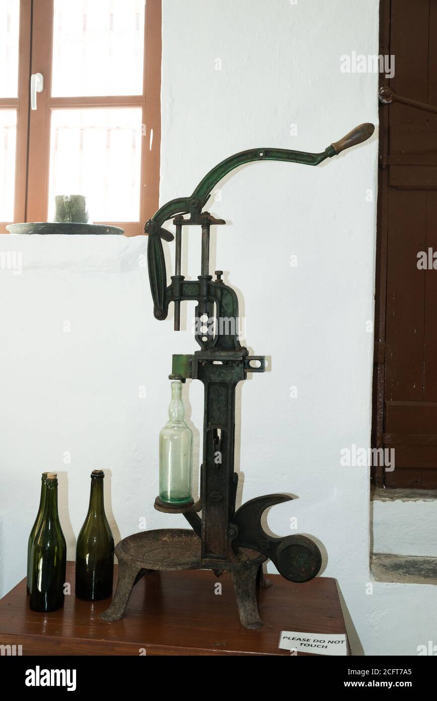 Kitron distillery in Halki, Naxos, Greece Stock Photo - Alamy