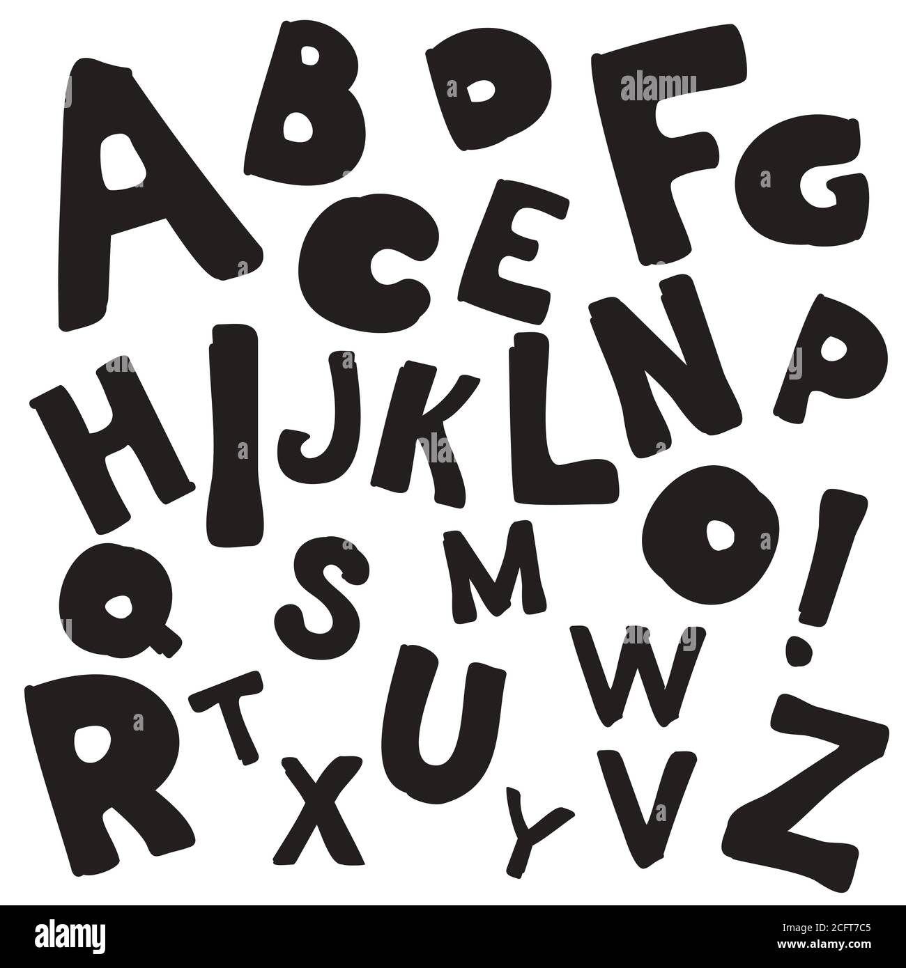 Alphabet isolated pattern. Letters vector illustration. Illustration ...