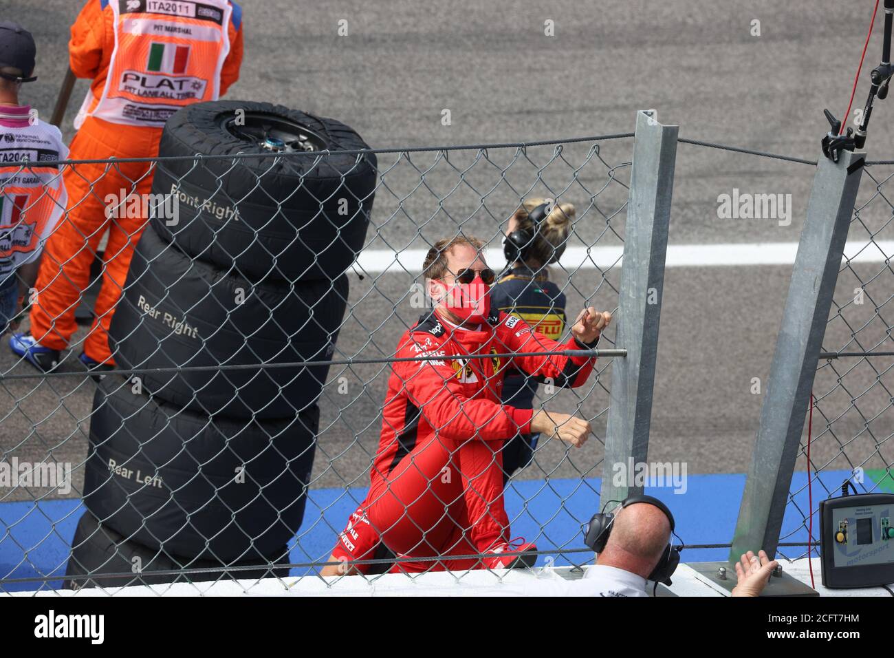 VETTEL Sebastian (ger), Scuderia Ferrari SF1000, portrait during the ...