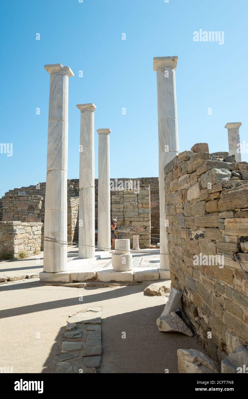 Delos island greece archaeological museum hi-res stock photography and ...