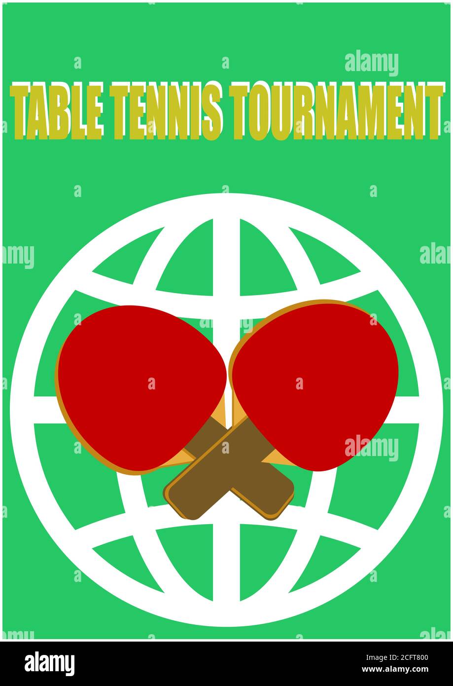 Racket for playing table tennis vector image Stock Vector Image & Art ...