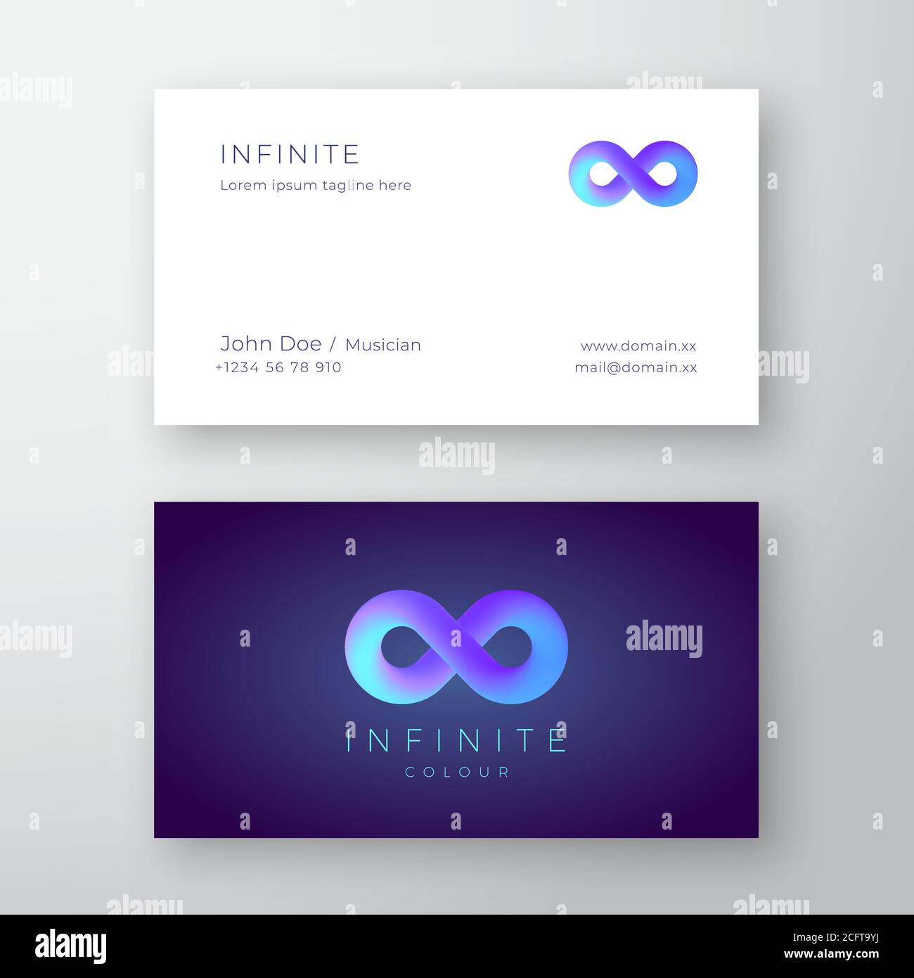 Infinity Symbol with Modern Gradient Abstract Vector Sign or Logo and ...