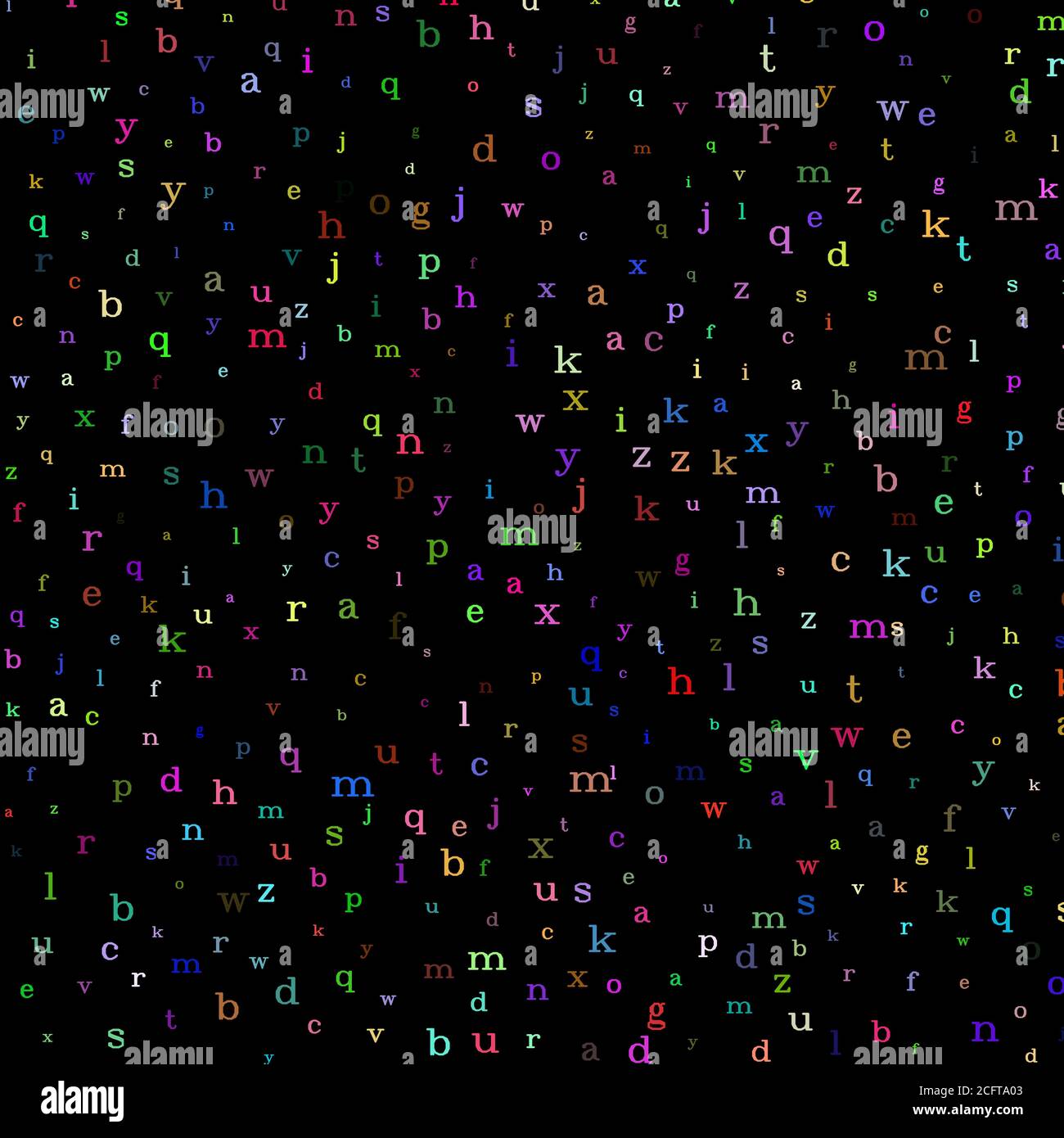 Random letters hi-res stock photography and images - Alamy