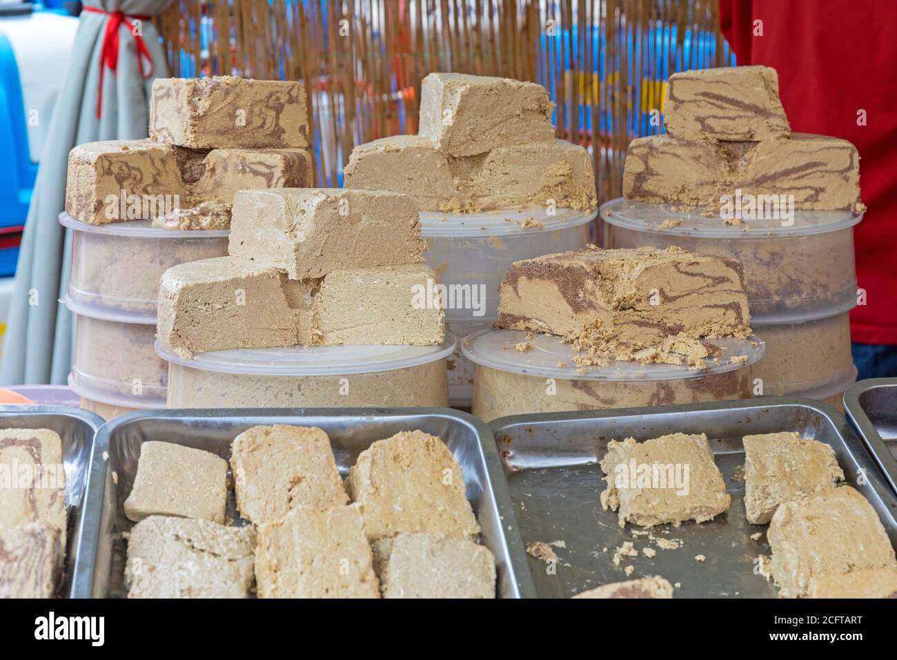 Halva Dense Sweet Confections Originating in Middle East Stock Photo ...