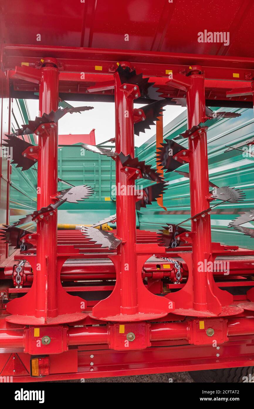 Manure Spreader Machine Trailer for Agriculture Stock Photo - Alamy