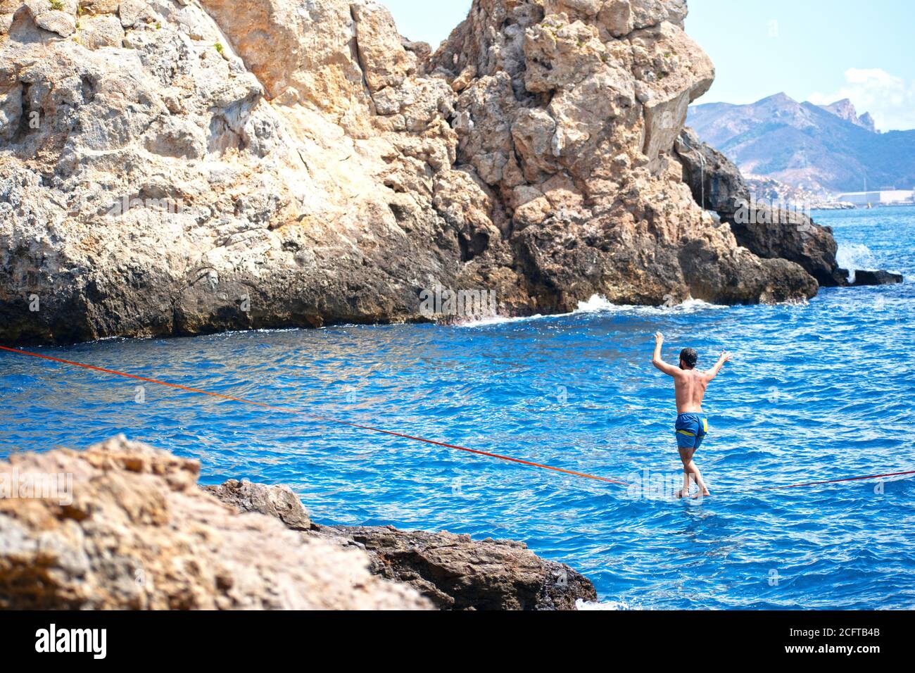 Slack rope hi-res stock photography and images - Alamy