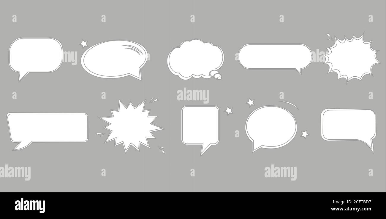 Speech bubbles in oval hi-res stock photography and images - Alamy