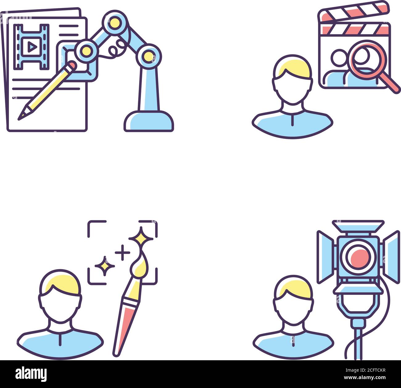 Theatre lighting script Stock Vector Images - Alamy