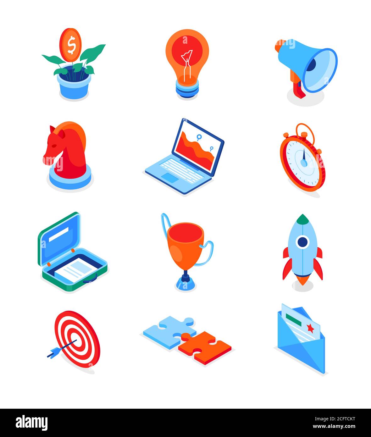 Business analytics red Stock Vector Images - Alamy