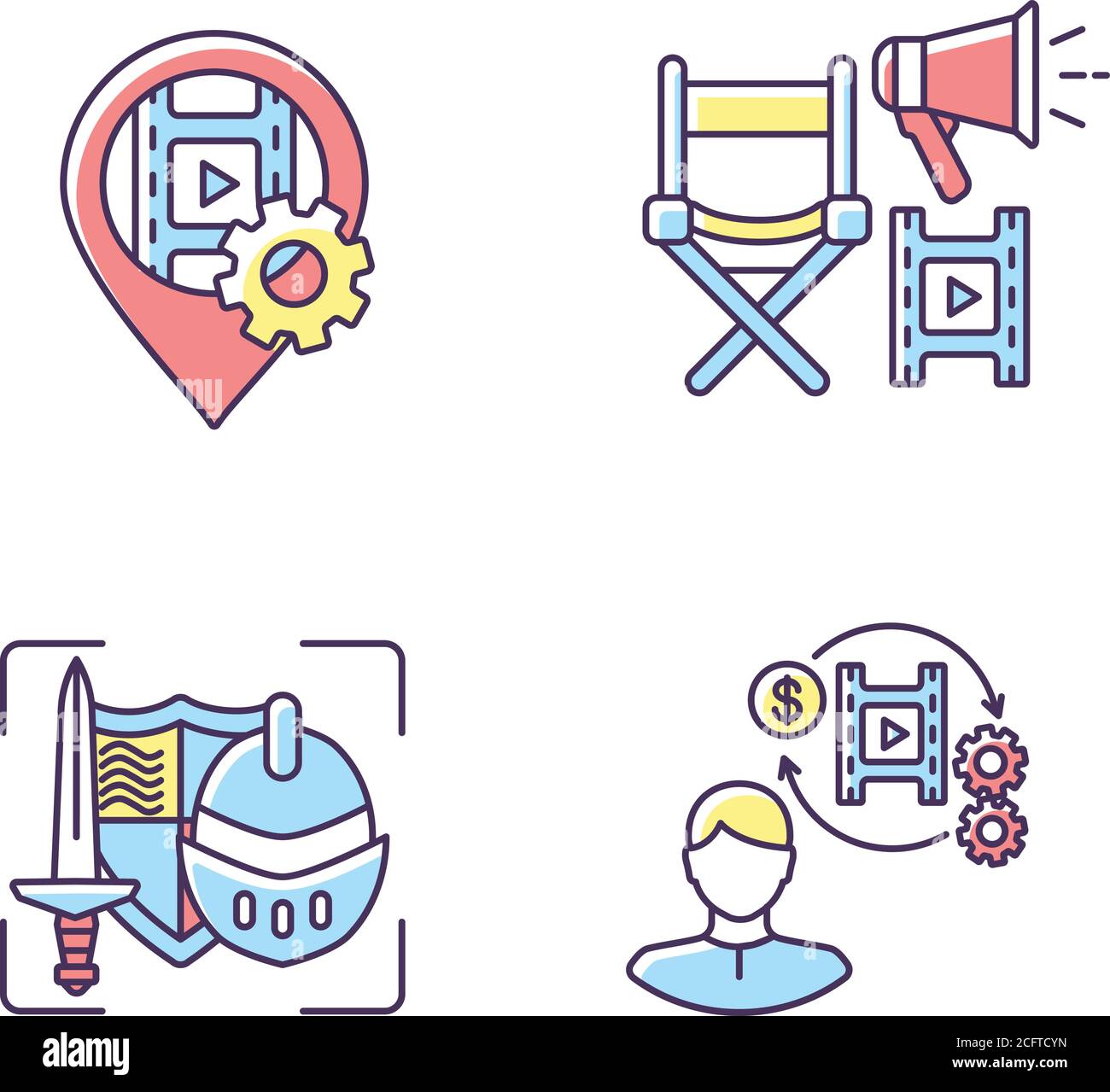 Film production process hi-res stock photography and images - Alamy