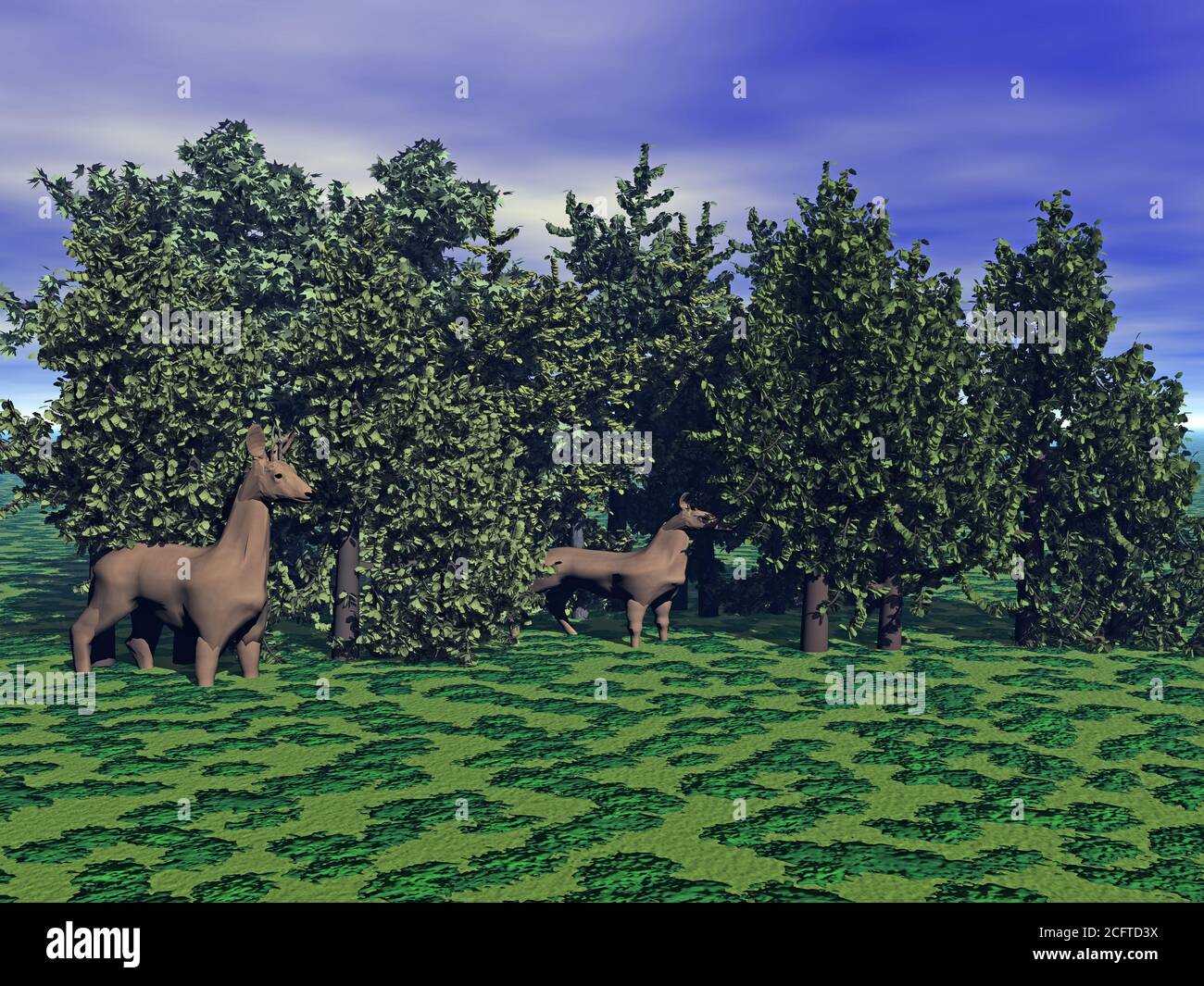 Rehe im Wald Stock Photo - Alamy Rehe im Wald Stock Photo - Alamy