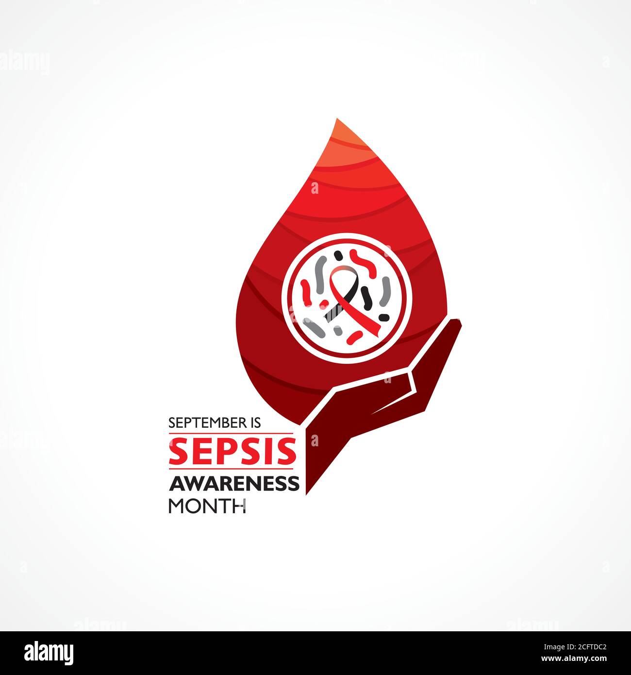Vector illustration of Sepsis Awareness Month observed in September ...