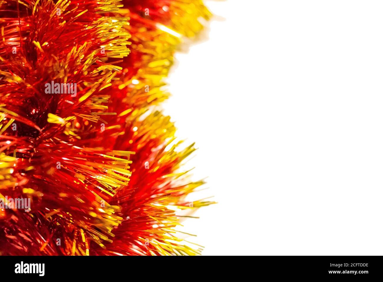 Gold christmas tinsel texture background hi-res stock photography and ...
