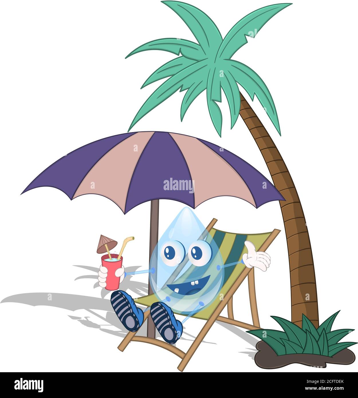 Drawn in cartoon style for the design of postcards, posters and ...