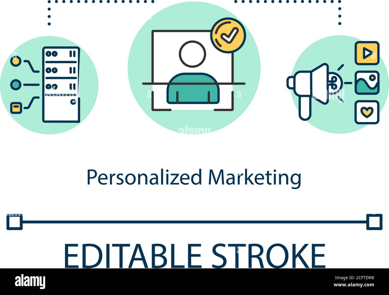 Personalized content Stock Vector Images - Alamy